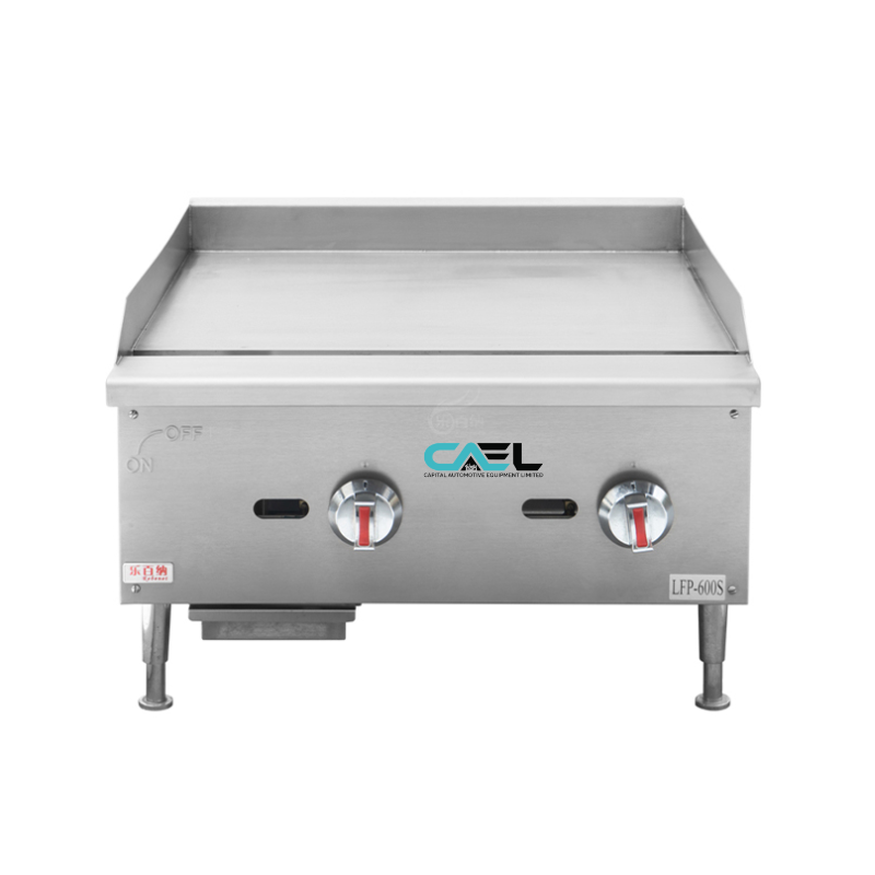 24 Inch Commercial Countertop Gas Griddle Grill-Flat Top,2 Burner（EGG2 ...