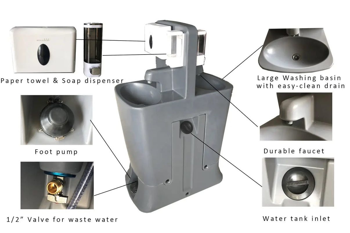 CAEL Hands-free Portable Washing Station – Capital Automotive Equipment